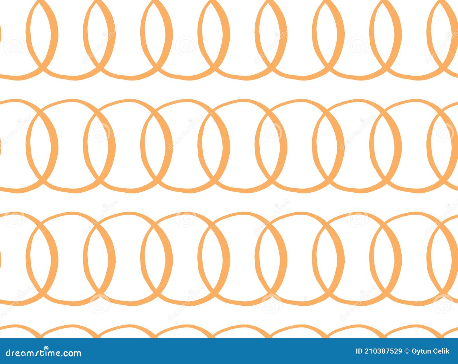 Vector Texture Background, Seamless Pattern. Hand Drawn, Orange, White ...