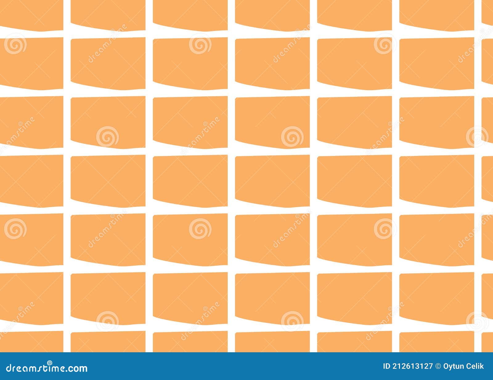 Vector Texture Background, Seamless Pattern. Hand Drawn, Orange, White Colors Stock Vector ...