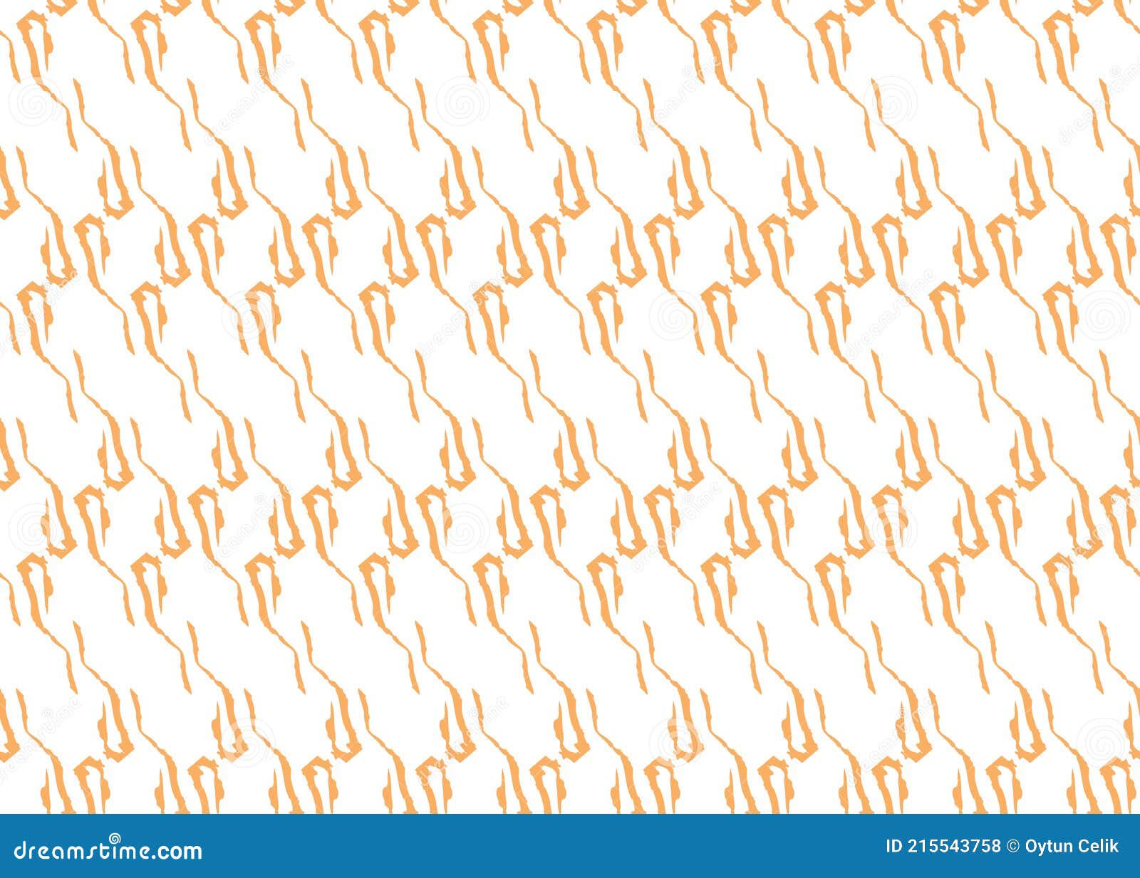 Vector Texture Background, Seamless Pattern. Hand Drawn, Orange, White ...