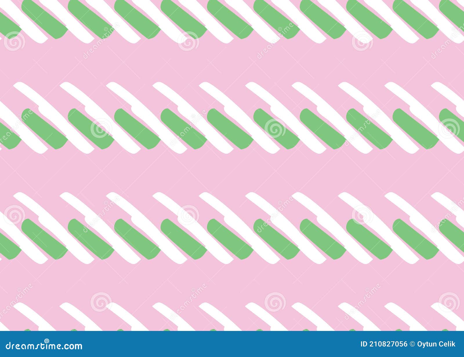 Vector Texture Background, Seamless Pattern. Hand Drawn, Pink, Green ...