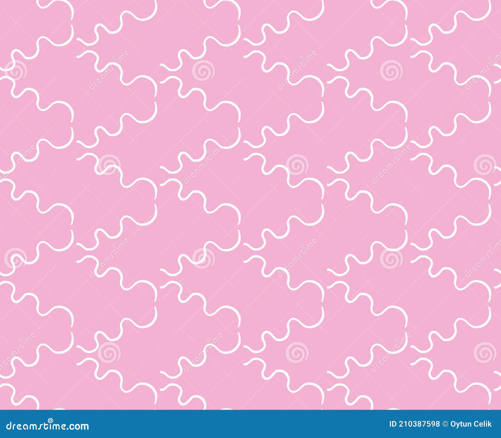 Vector Texture Background, Seamless Pattern. Hand Drawn, Pink, White ...