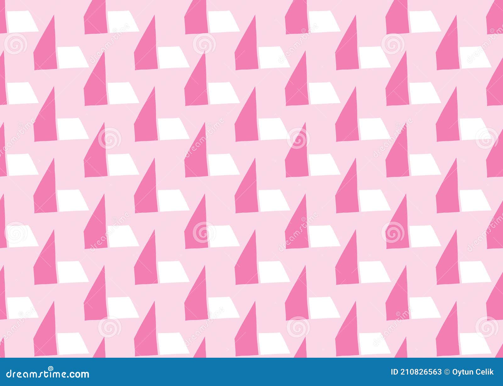 Vector Texture Background, Seamless Pattern. Hand Drawn, Pink, White ...
