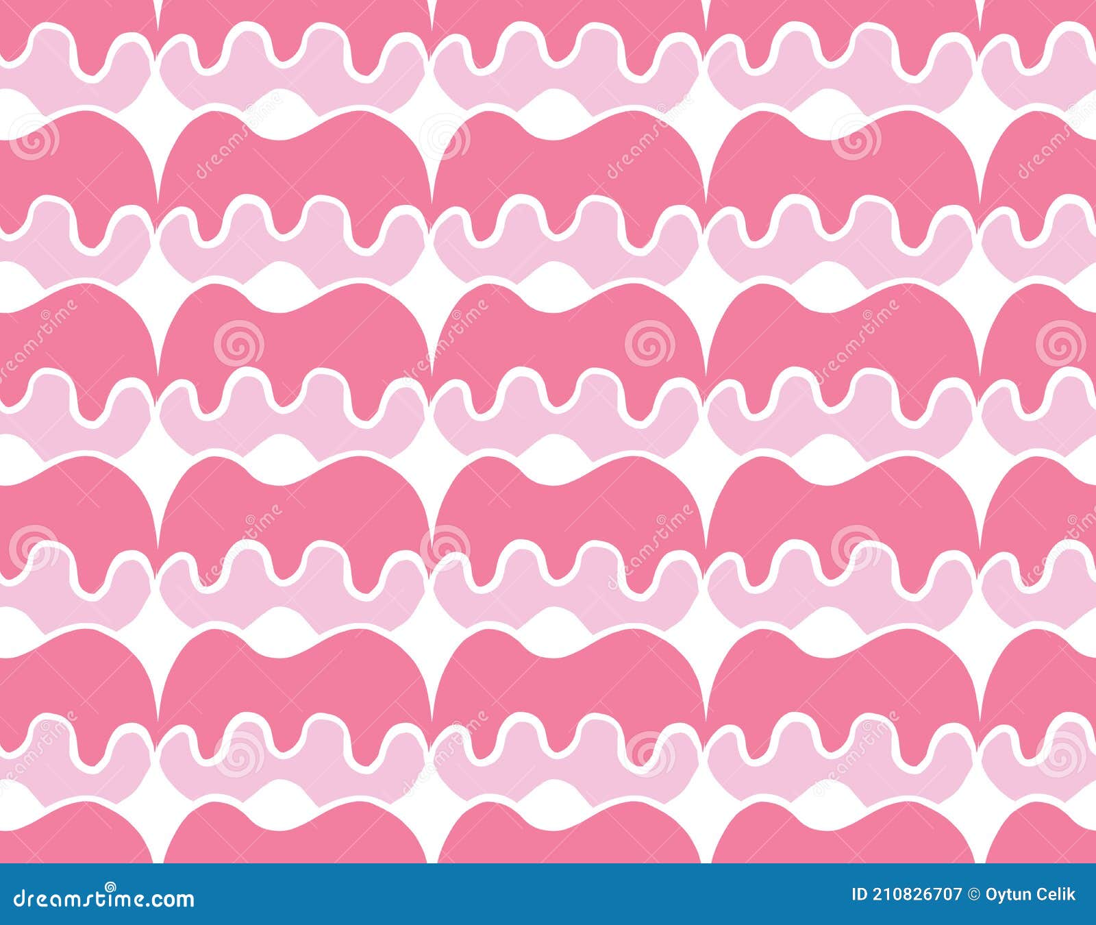 Vector Texture Background, Seamless Pattern. Hand Drawn, Pink, White ...