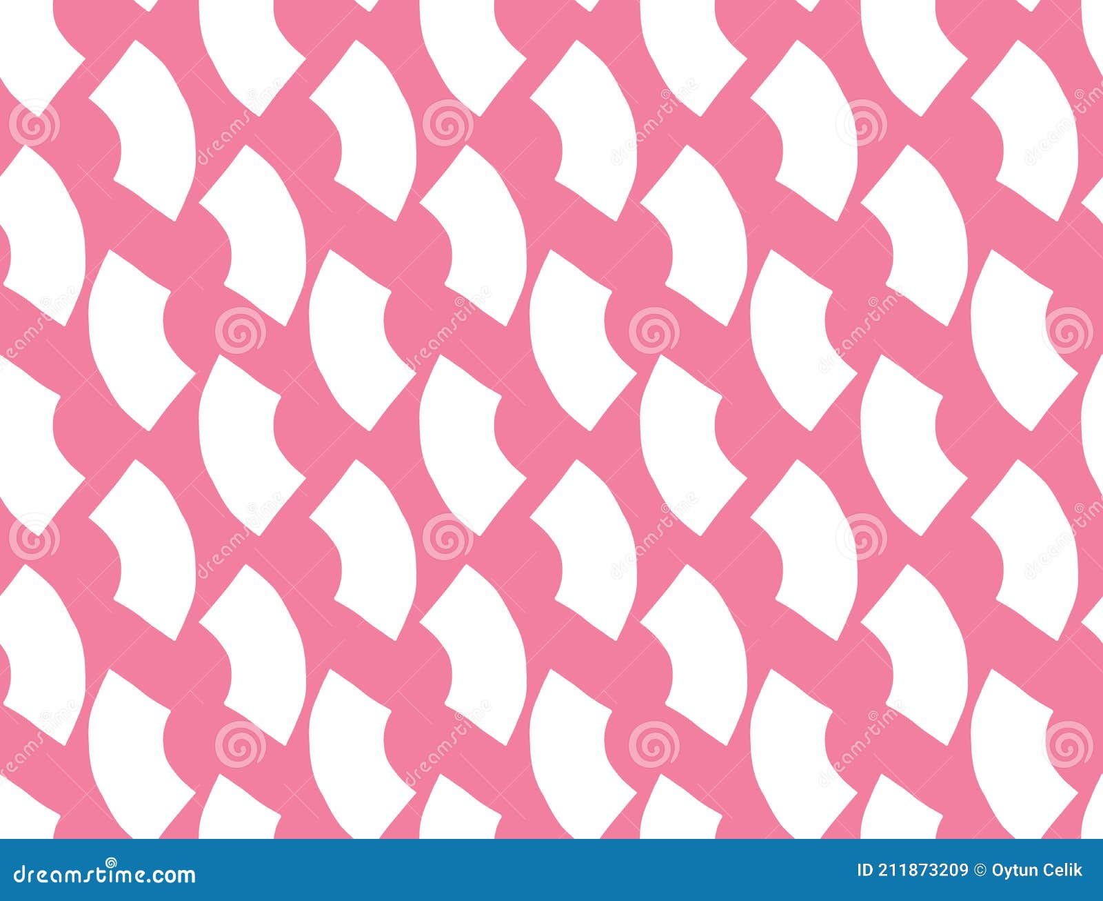 Vector Texture Background, Seamless Pattern. Hand Drawn, Pink, White ...
