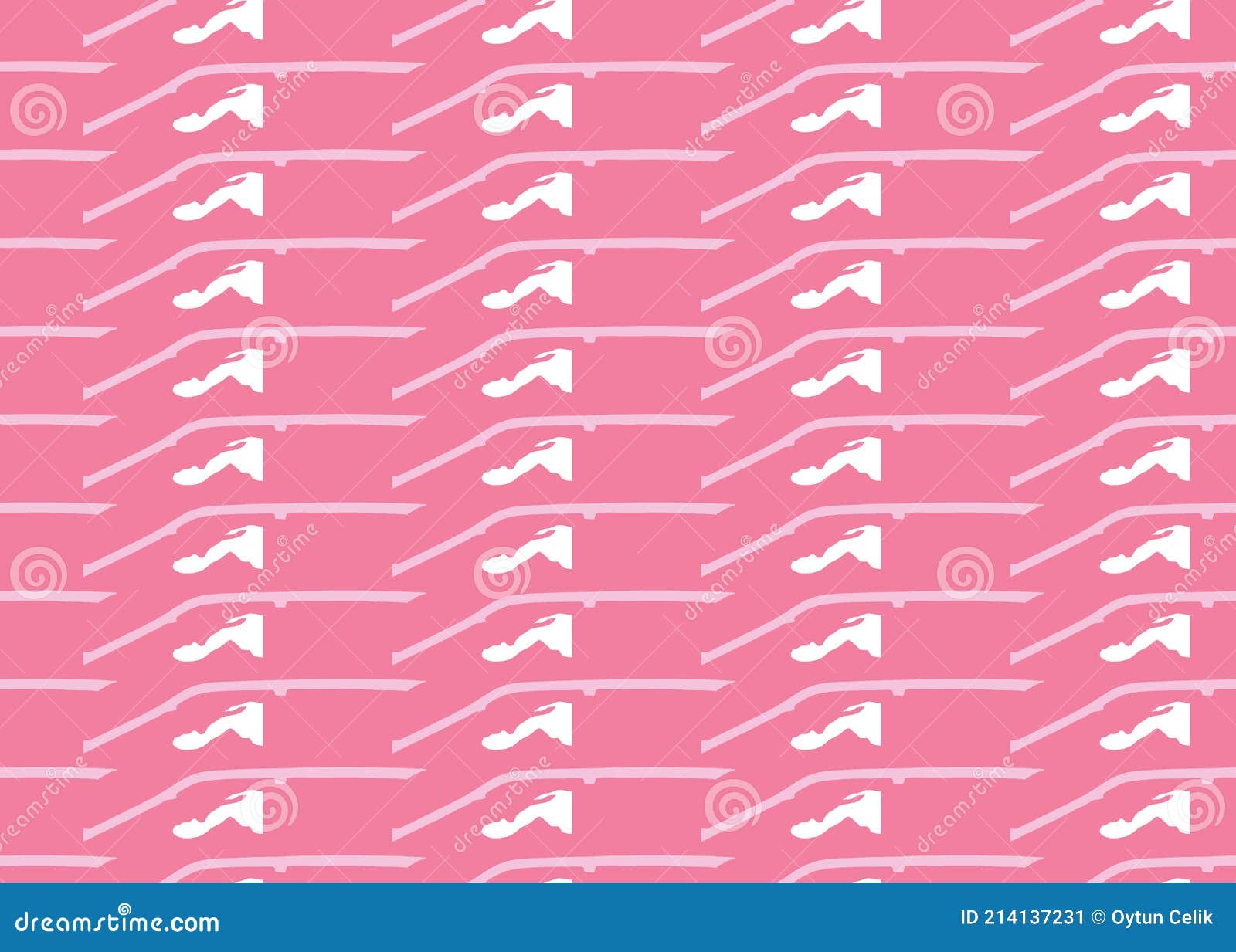 Vector Texture Background, Seamless Pattern. Hand Drawn, Pink, White ...