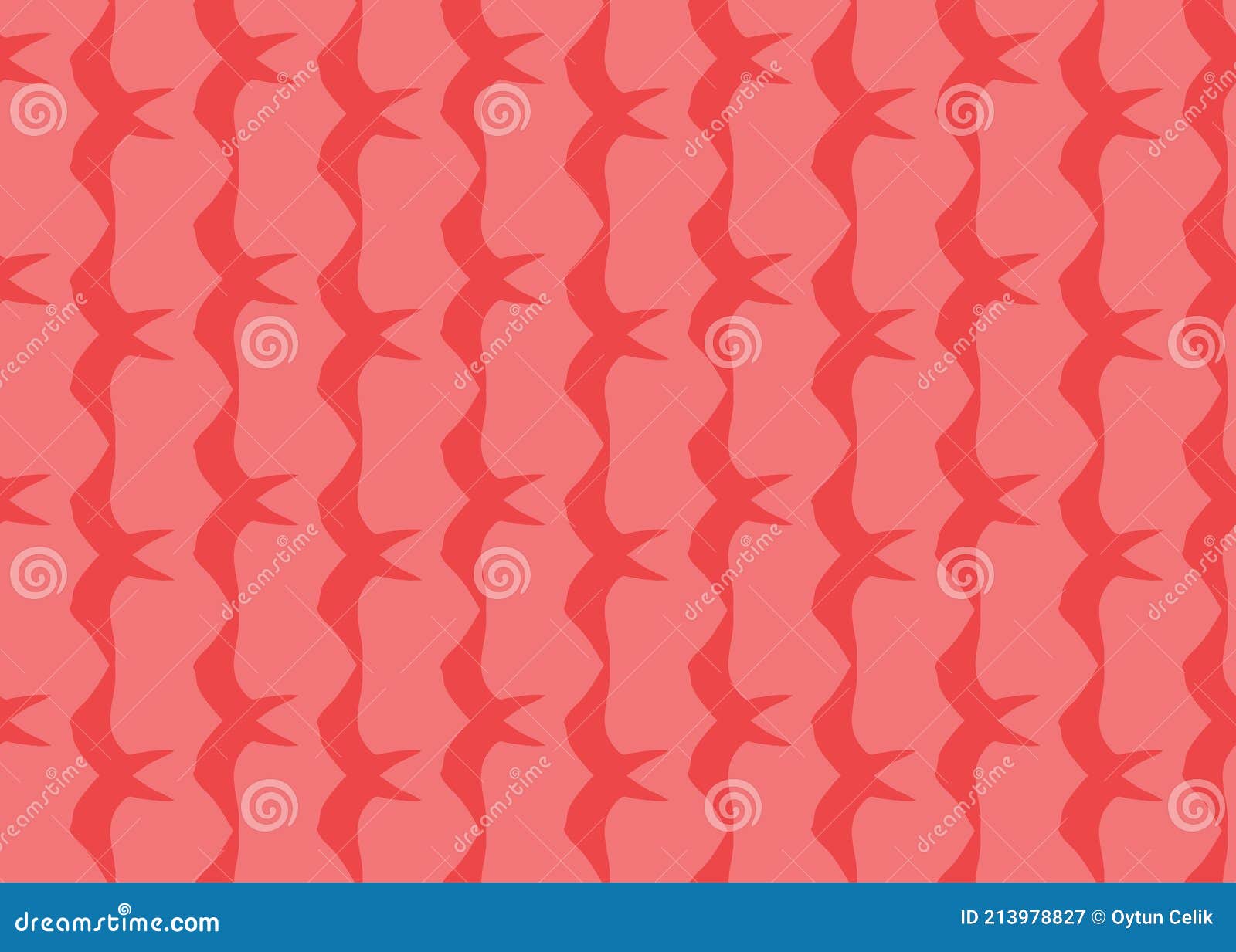 Vector Texture Background, Seamless Pattern. Hand Drawn, Red Colors ...