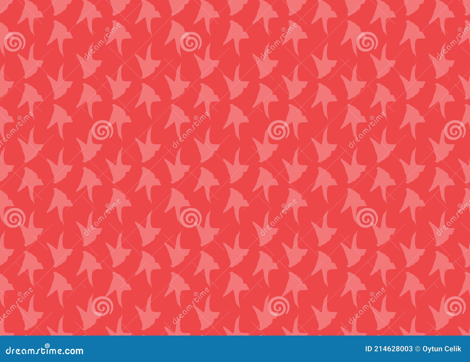 Vector Texture Background, Seamless Pattern. Hand Drawn, Red Colors ...