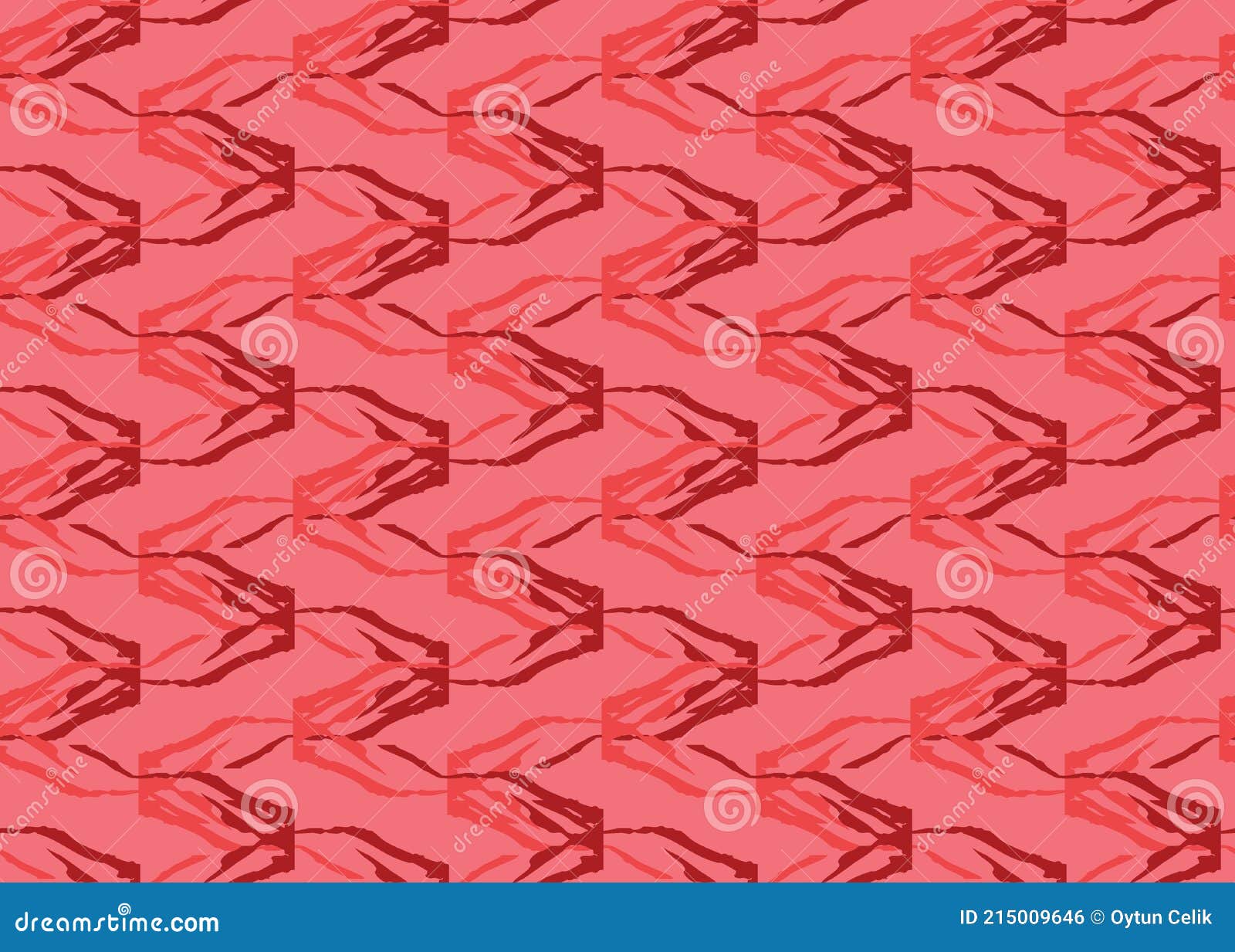 Vector Texture Background, Seamless Pattern. Hand Drawn, Red Colors ...