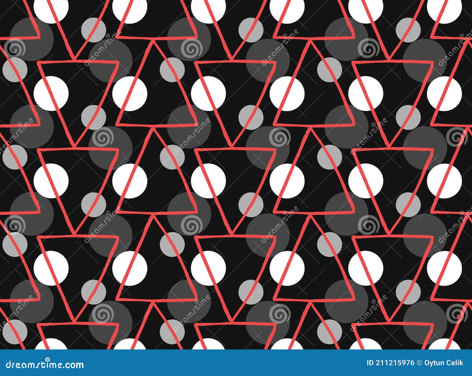 Vector Texture Background, Seamless Pattern. Hand Drawn, Red, Grey ...