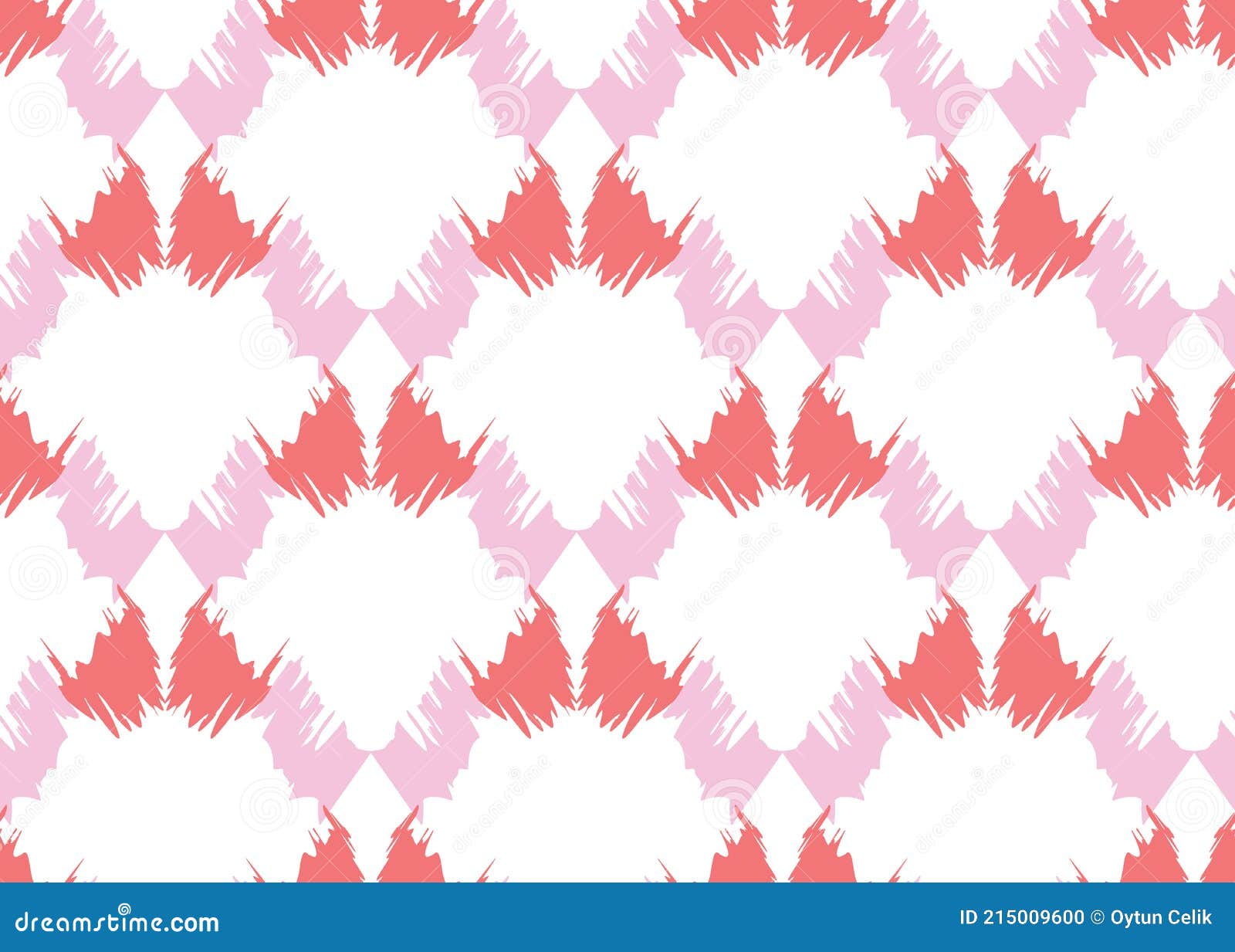 Vector Texture Background, Seamless Pattern. Hand Drawn, Red, Pink ...