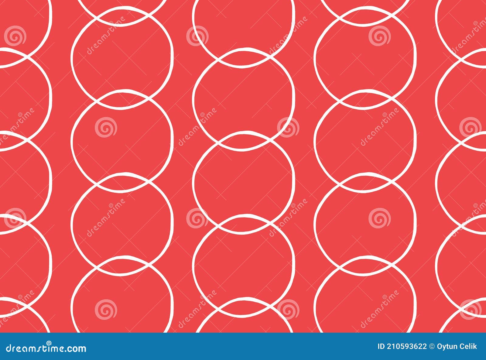 Vector Texture Background, Seamless Pattern. Hand Drawn, Red, White ...