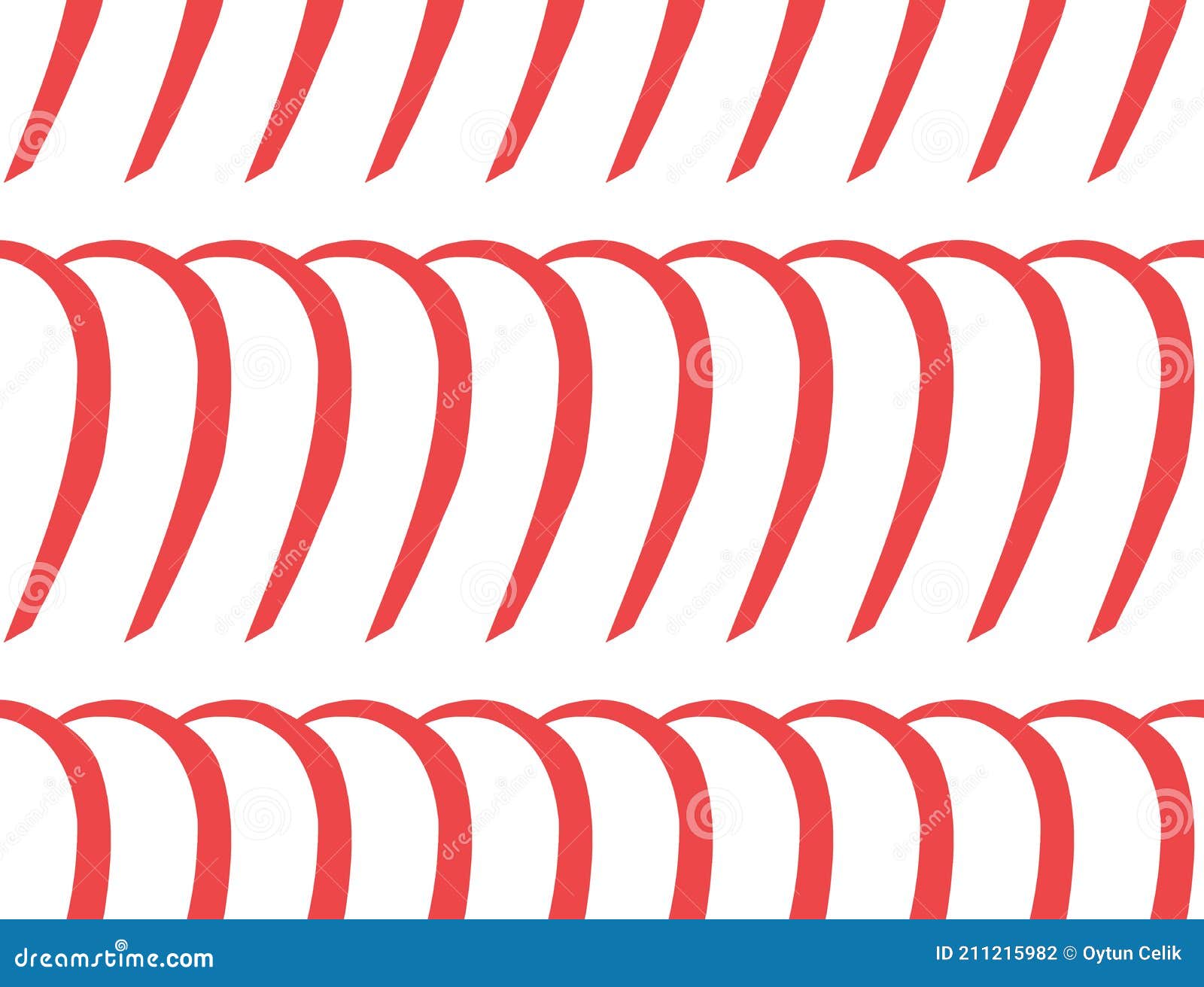 Vector Texture Background, Seamless Pattern. Hand Drawn, Red, White ...