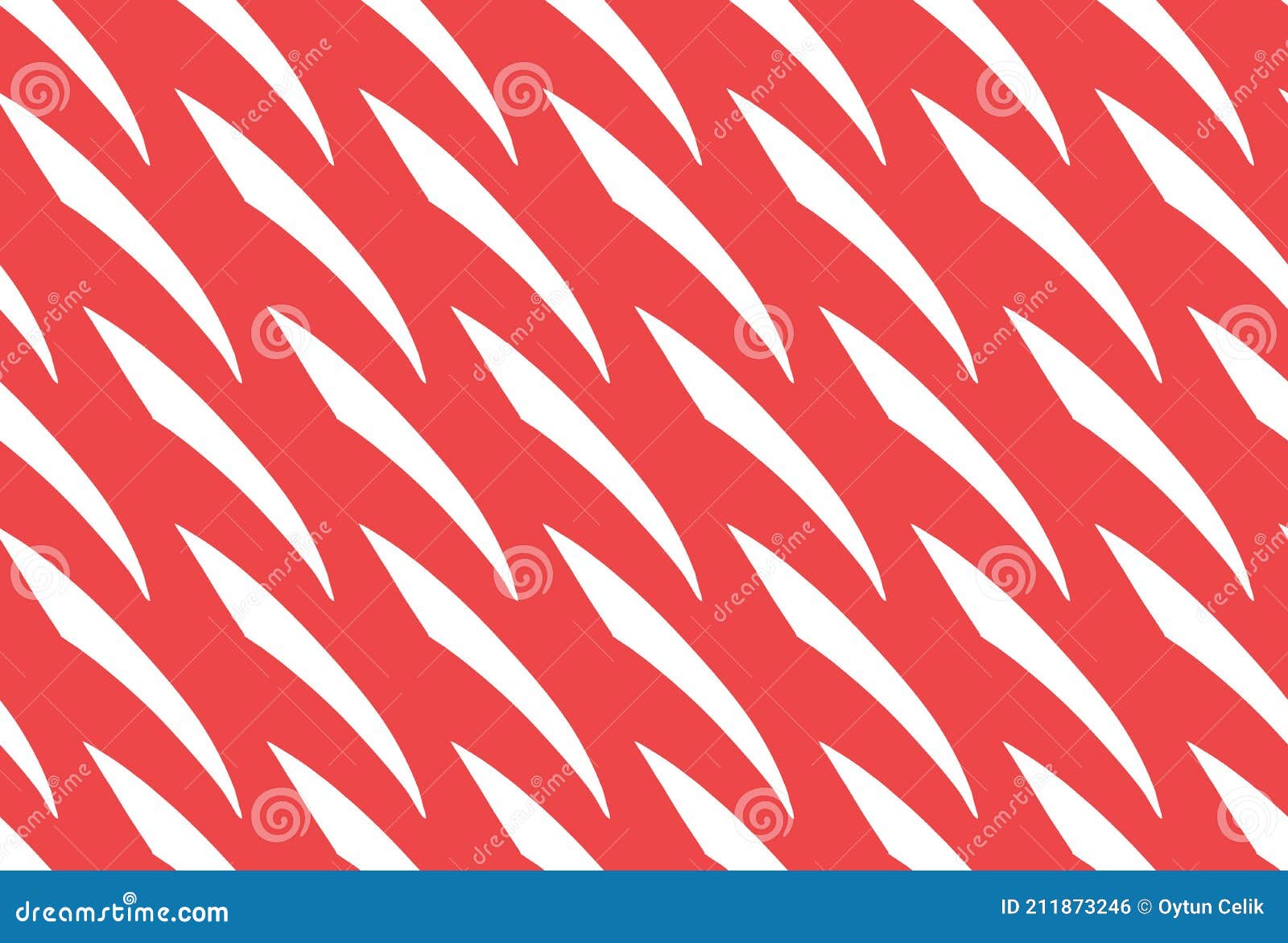 Vector Texture Background, Seamless Pattern. Hand Drawn, Red, White ...