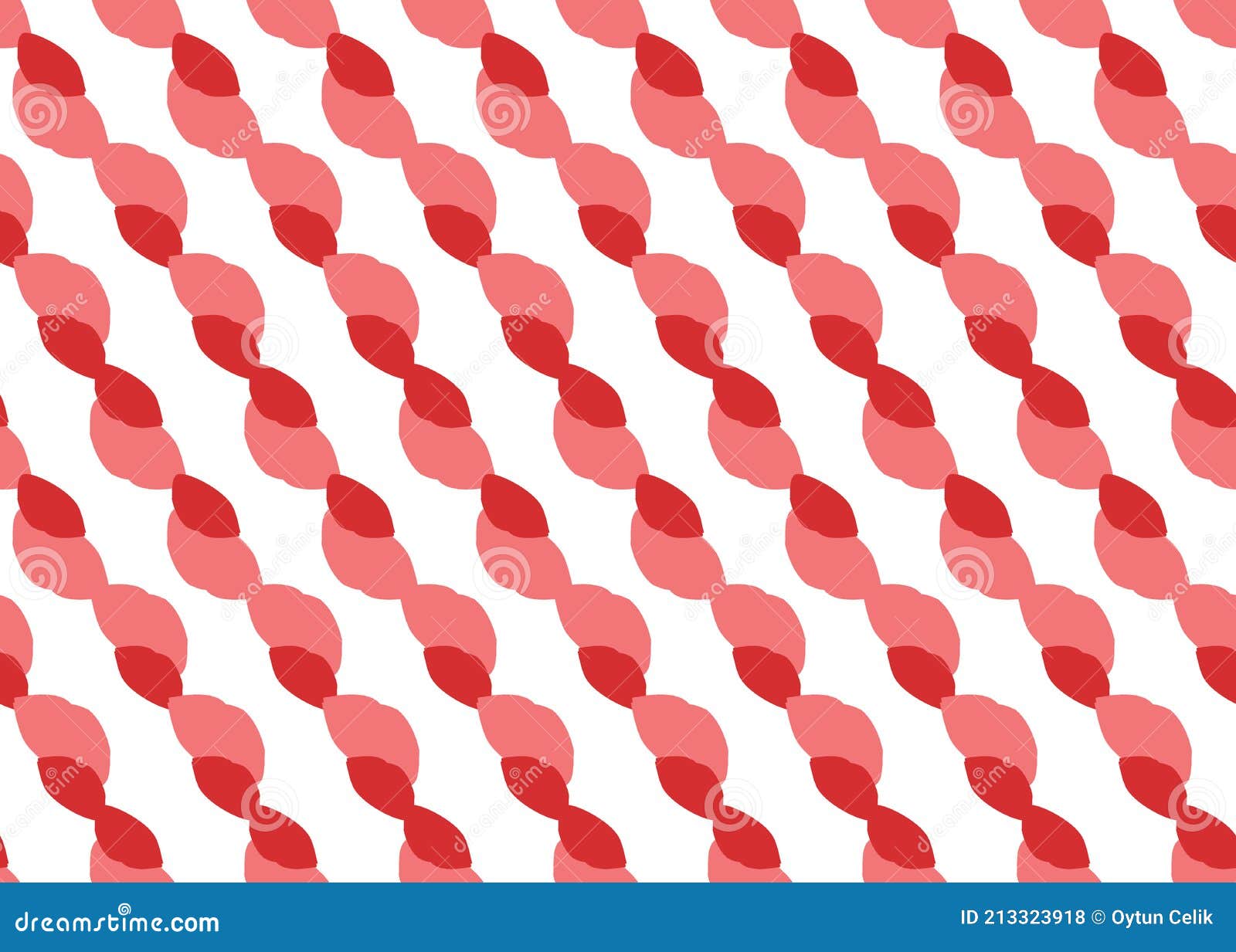 Vector Texture Background, Seamless Pattern. Hand Drawn, Red, White ...