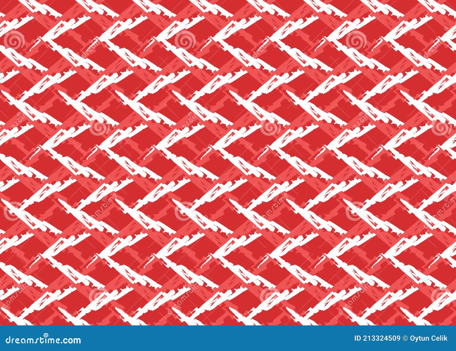 Vector Texture Background, Seamless Pattern. Hand Drawn, Red, White ...