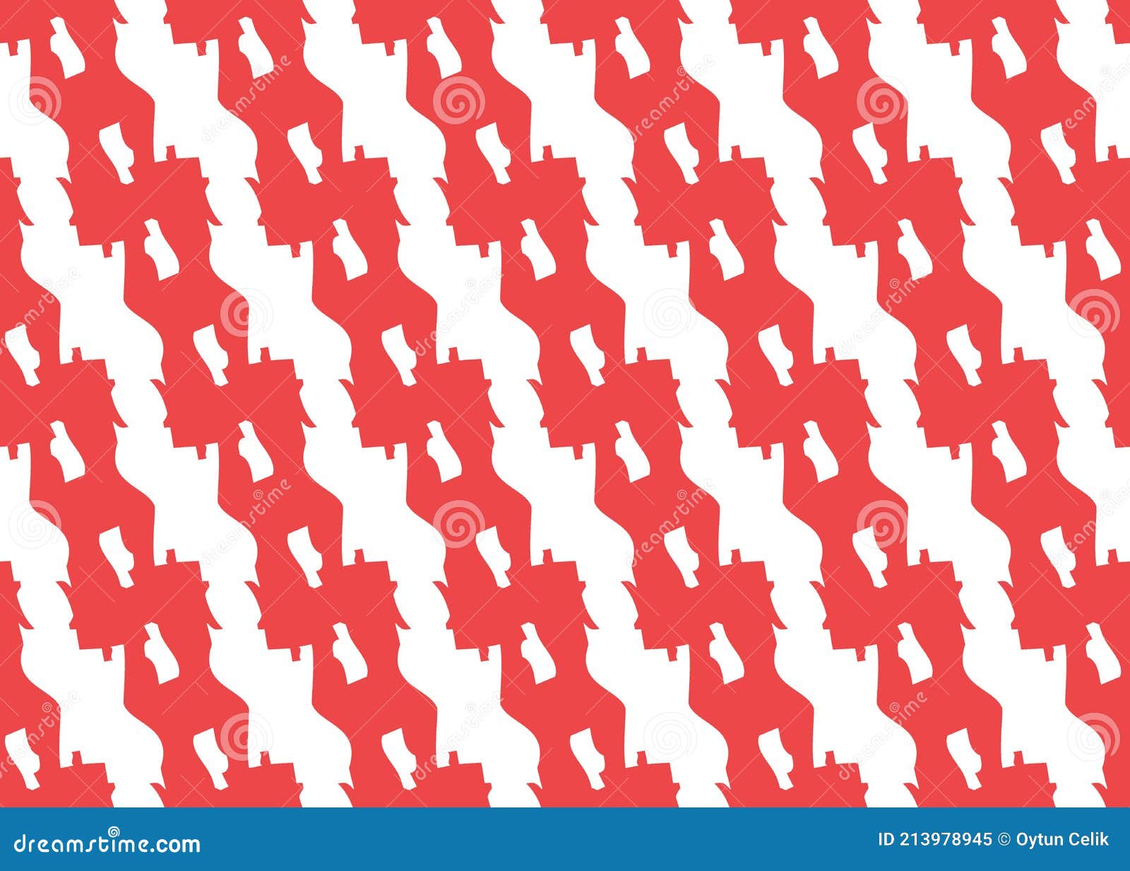 Vector Texture Background, Seamless Pattern. Hand Drawn, Red, White ...