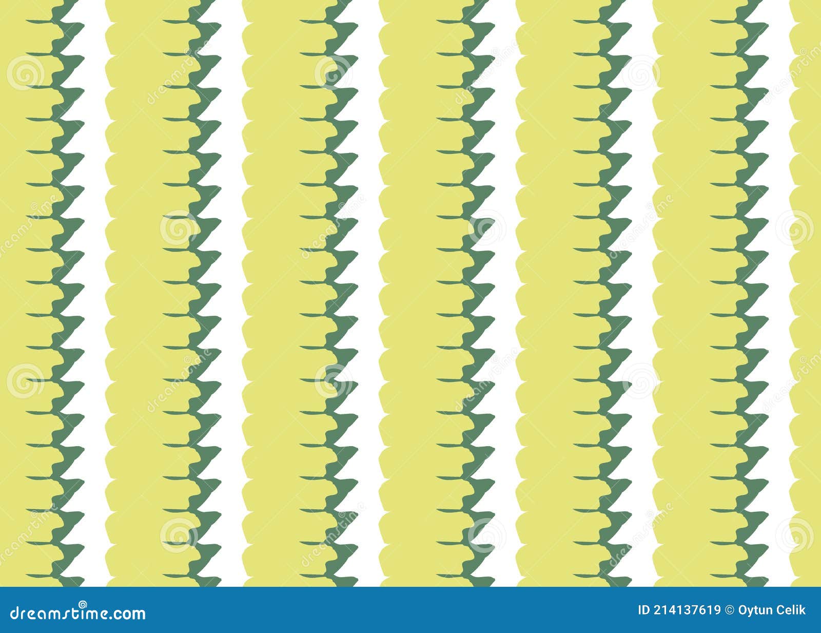 Vector Texture Background, Seamless Pattern. Hand Drawn, Yellow, Green ...