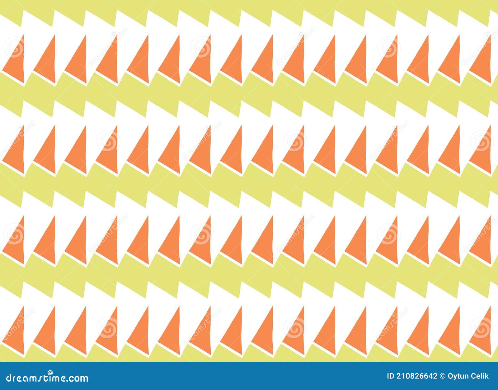 Vector Texture Background, Seamless Pattern. Hand Drawn, Yellow, Orange ...