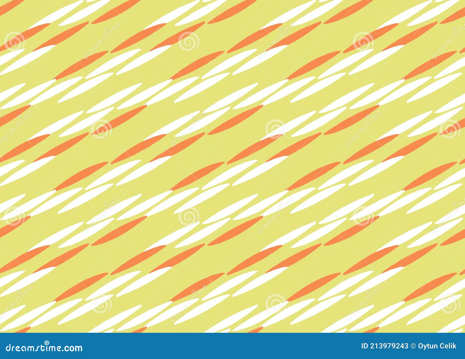 Vector Texture Background, Seamless Pattern. Hand Drawn, Yellow, Orange ...