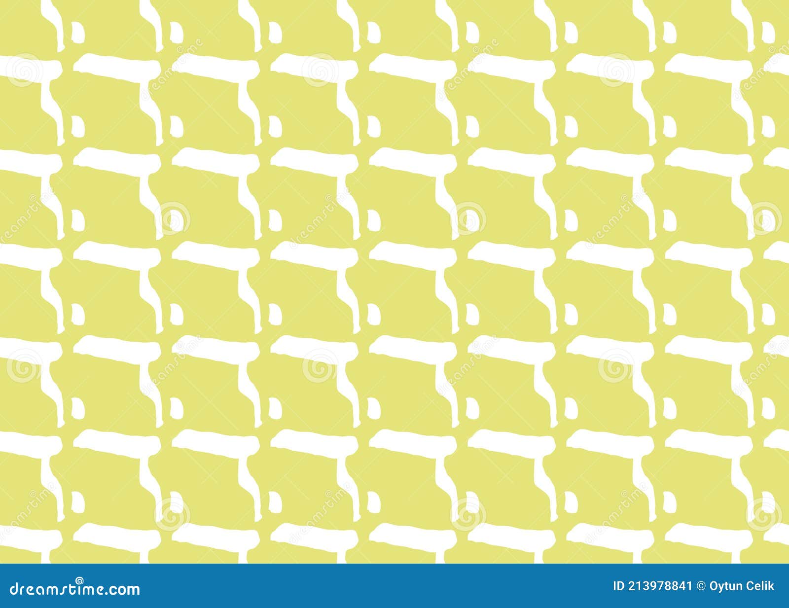Vector Texture Background, Seamless Pattern. Hand Drawn, Yellow, White ...