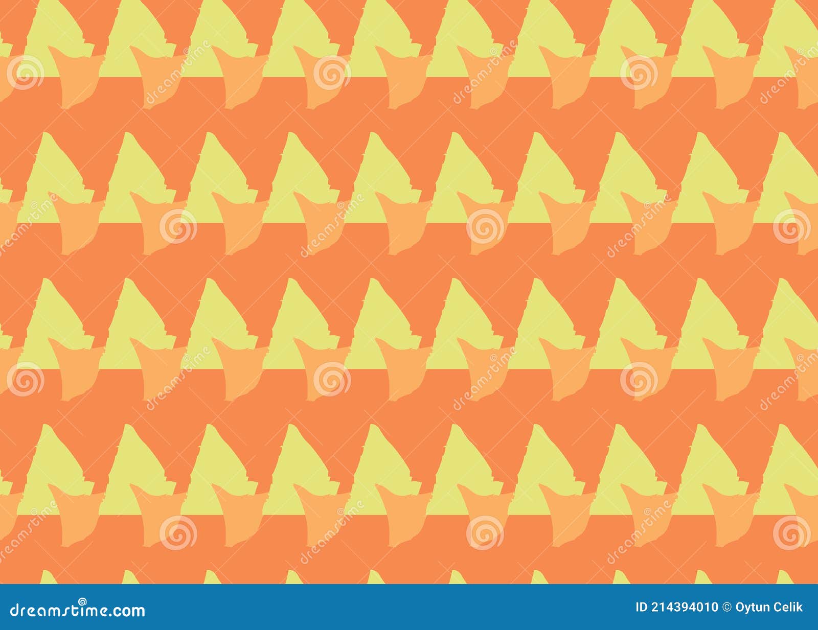 Vector Texture Background, Seamless Pattern. Hand Drawn, Yelow, Orange ...