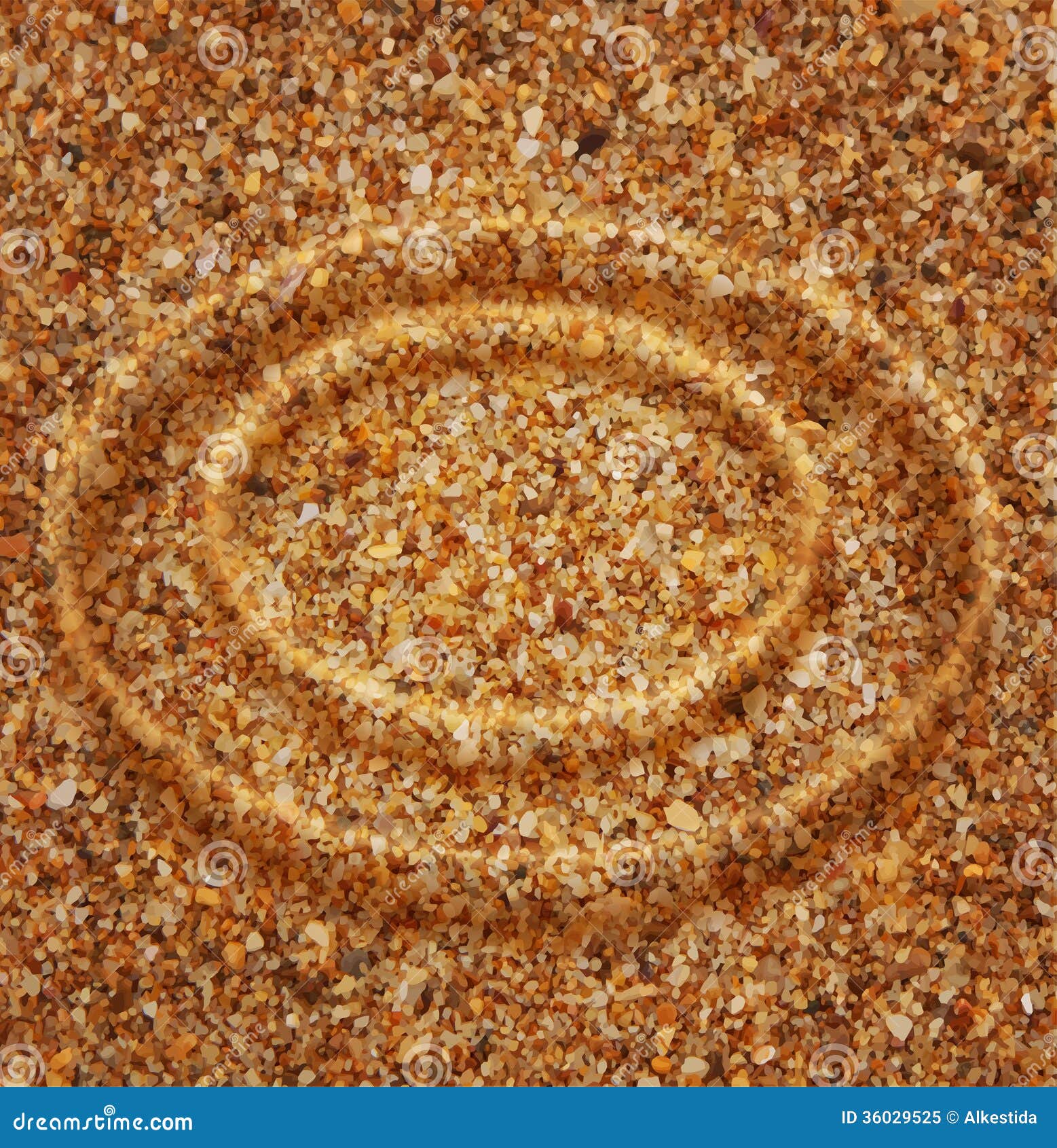 Vector Texture (circles of Sand) Stock Vector - Illustration of dune ...