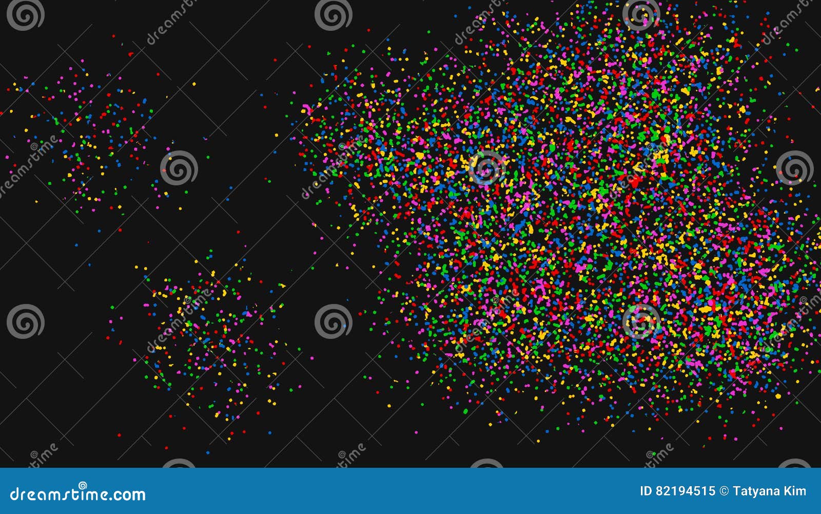Vector Texture-the Colored Fine Crumbs. Vector Stock Illustration ...