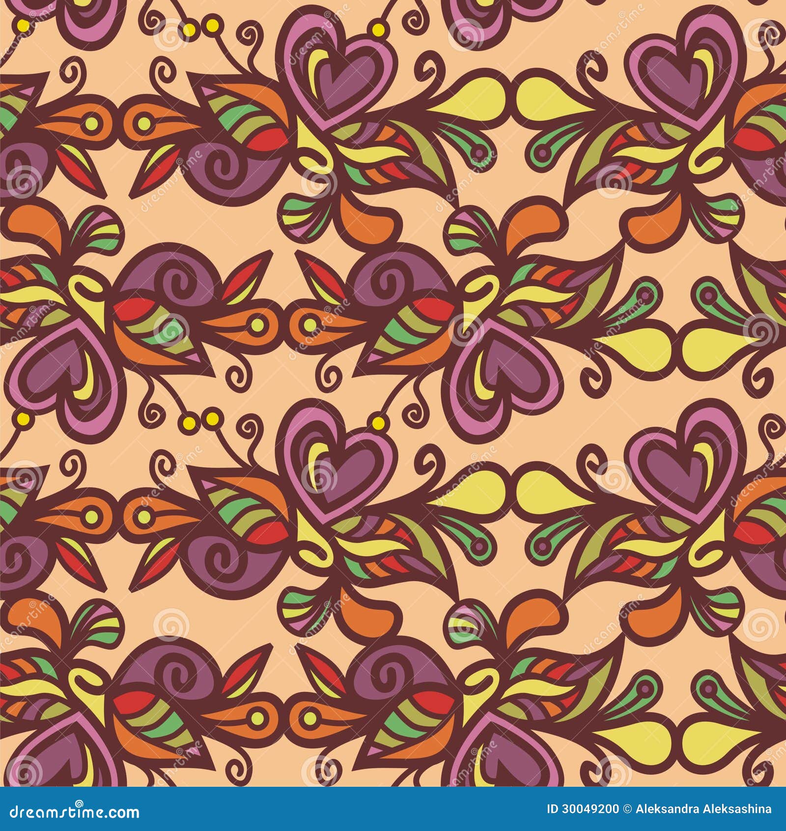 Ornate texture stock vector. Illustration of floral, tracery - 30049200