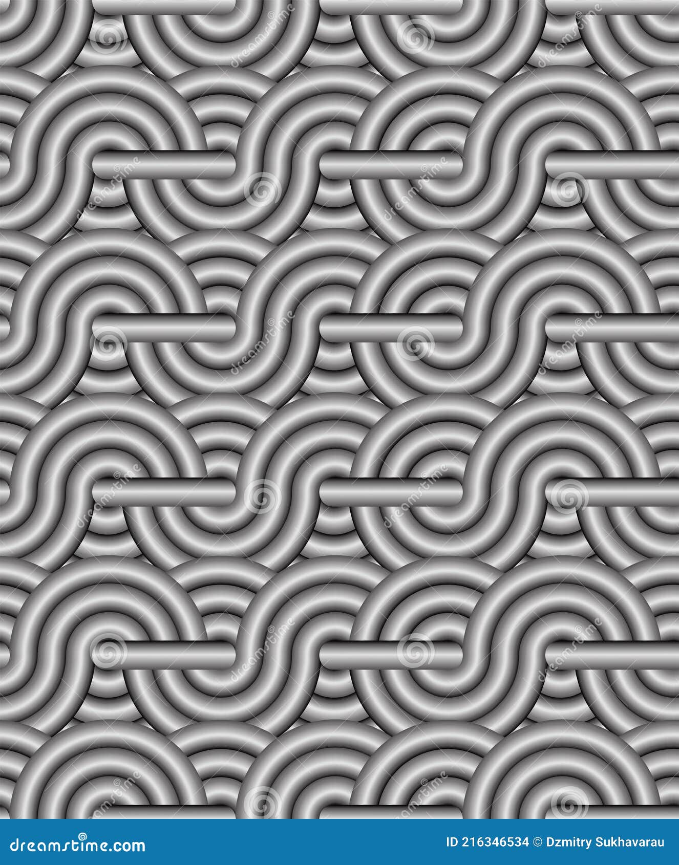 Vector Texture. Element of Intertwined Iron Rods. Braided Cable ...