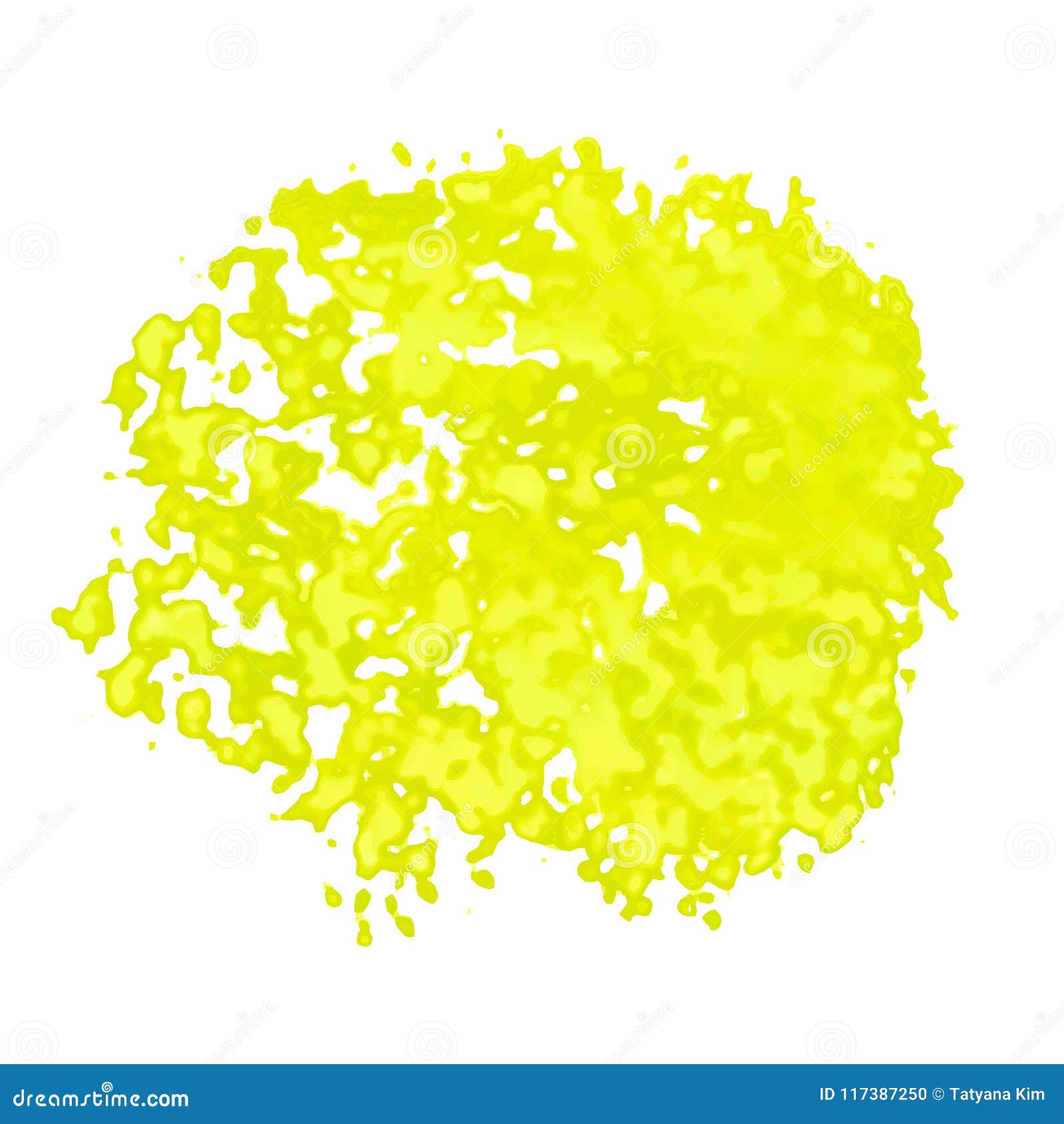 Vector Texture, Imitation of Watercolor Stains. on a Transparent ...