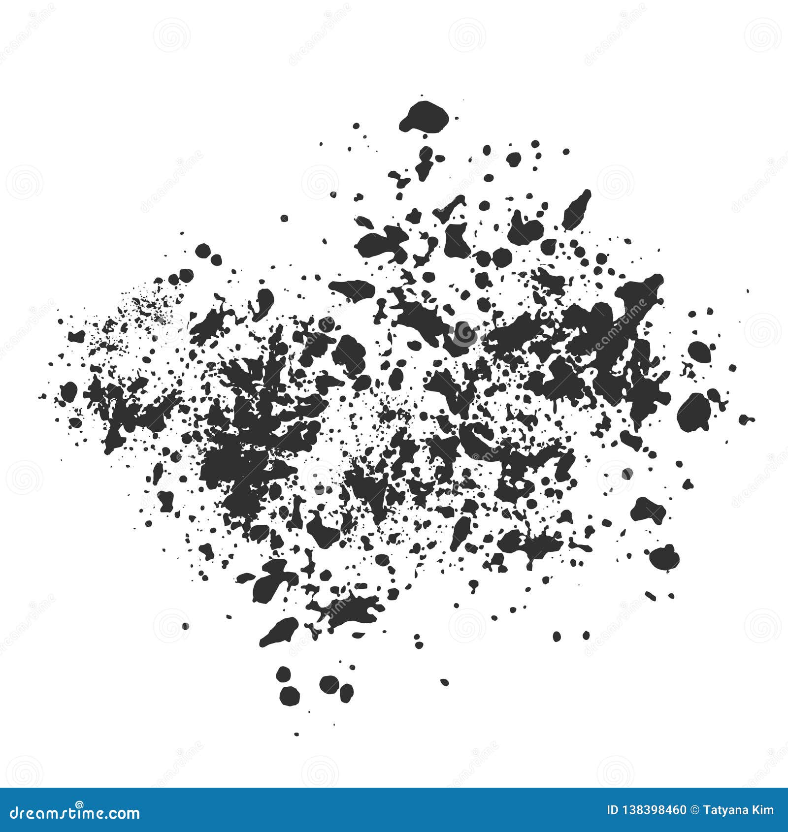 Vector Texture, Lots of Shards of Different Sizes. Blot, Paint Splashes ...