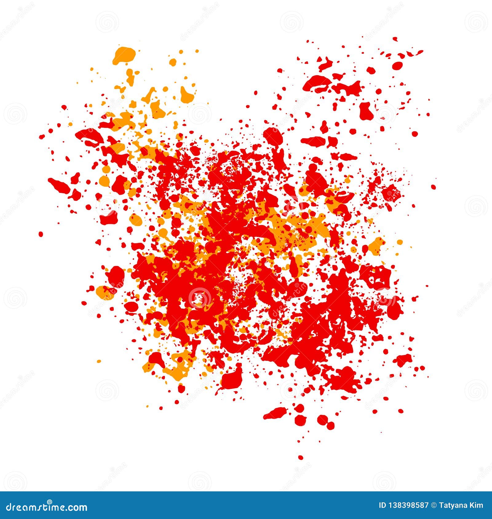 Vector Texture, Lots of Shards of Different Sizes. Blot, Paint Splashes ...