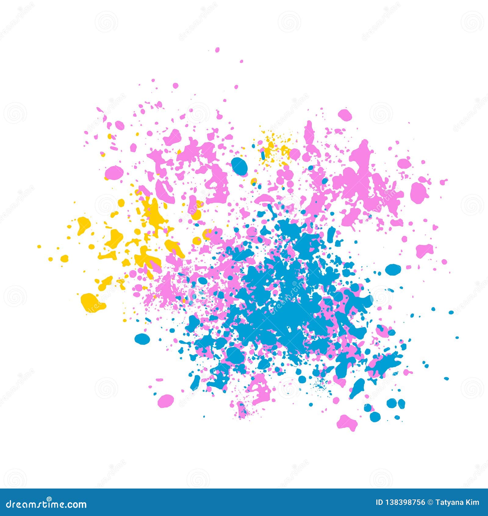 Vector Texture, Lots of Shards of Different Sizes. Blot, Paint Splashes ...