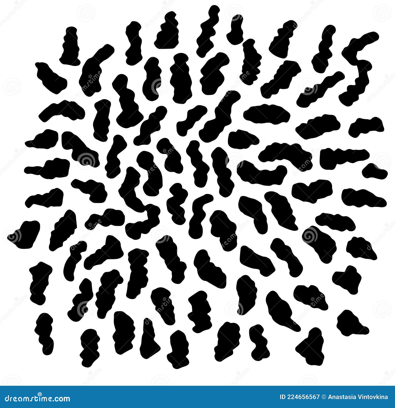 A Vector Texture Made of Irregular Rectangular Spots with an Uneven ...