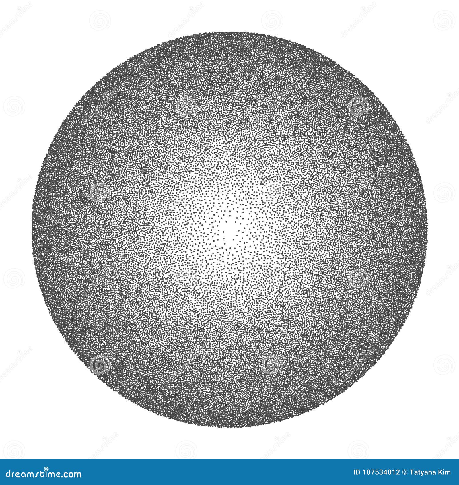 Vector Texture of Many Small Circles. the Gray Circle Stock Vector ...
