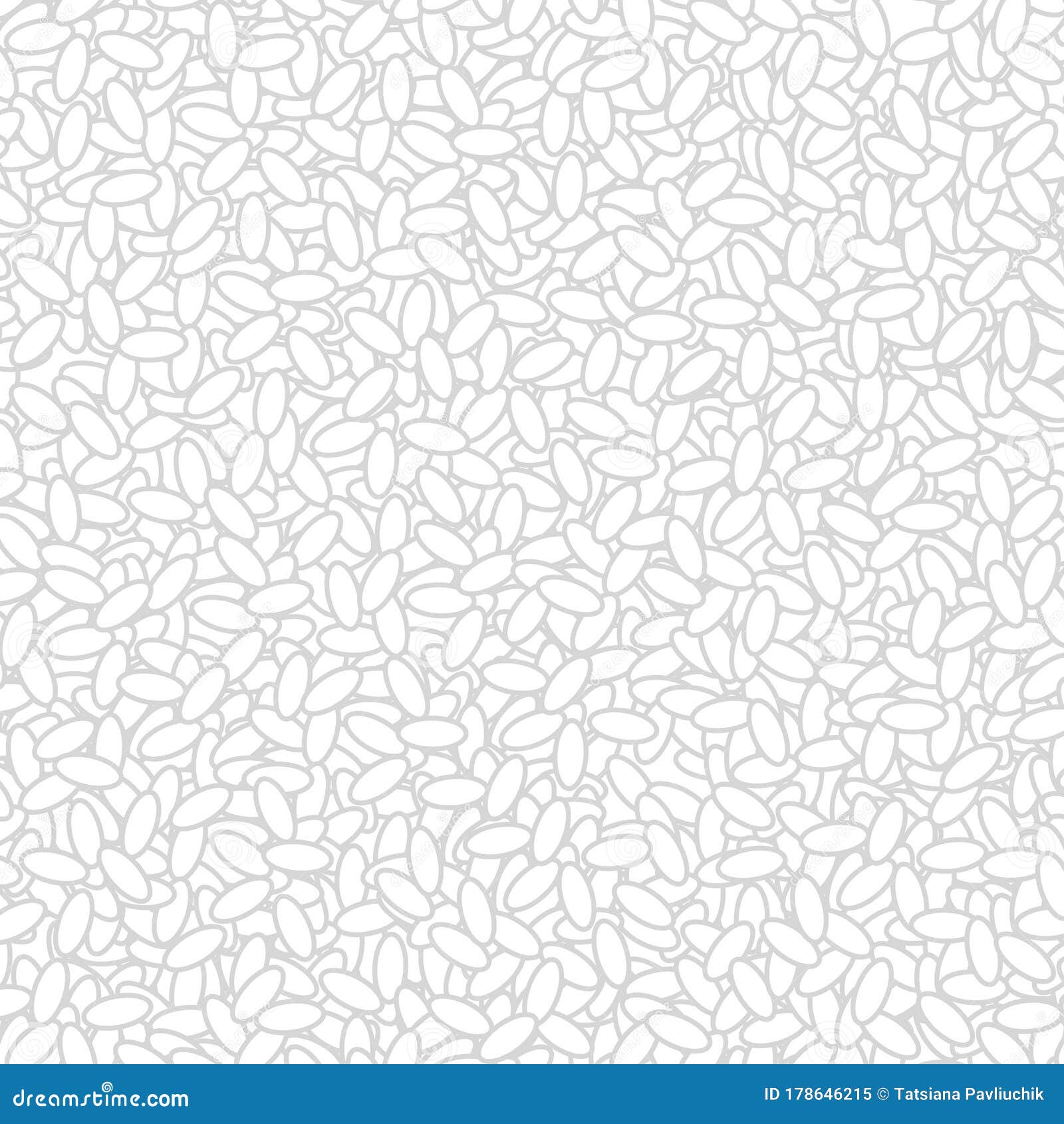 Vector Texture Rice. Square Pattern. Place for Text Stock Illustration ...