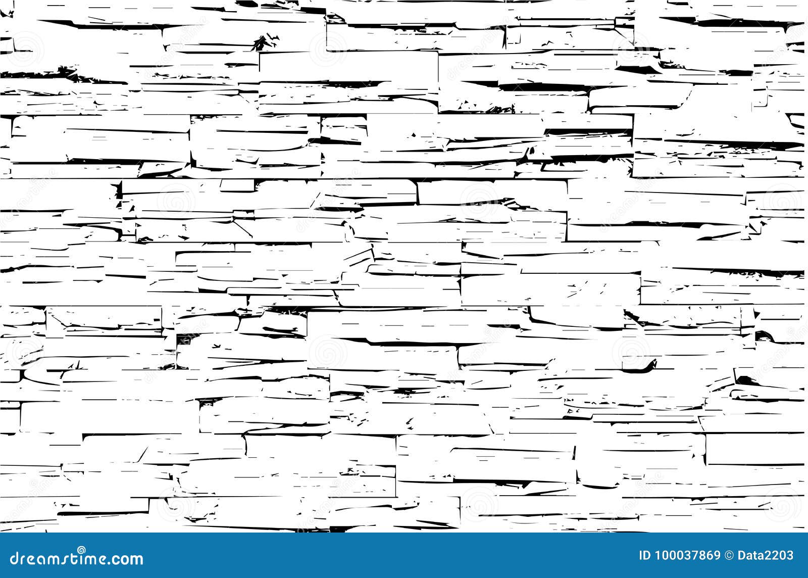 Vector Illustration of Stone Wall Stock Vector - Illustration of ...