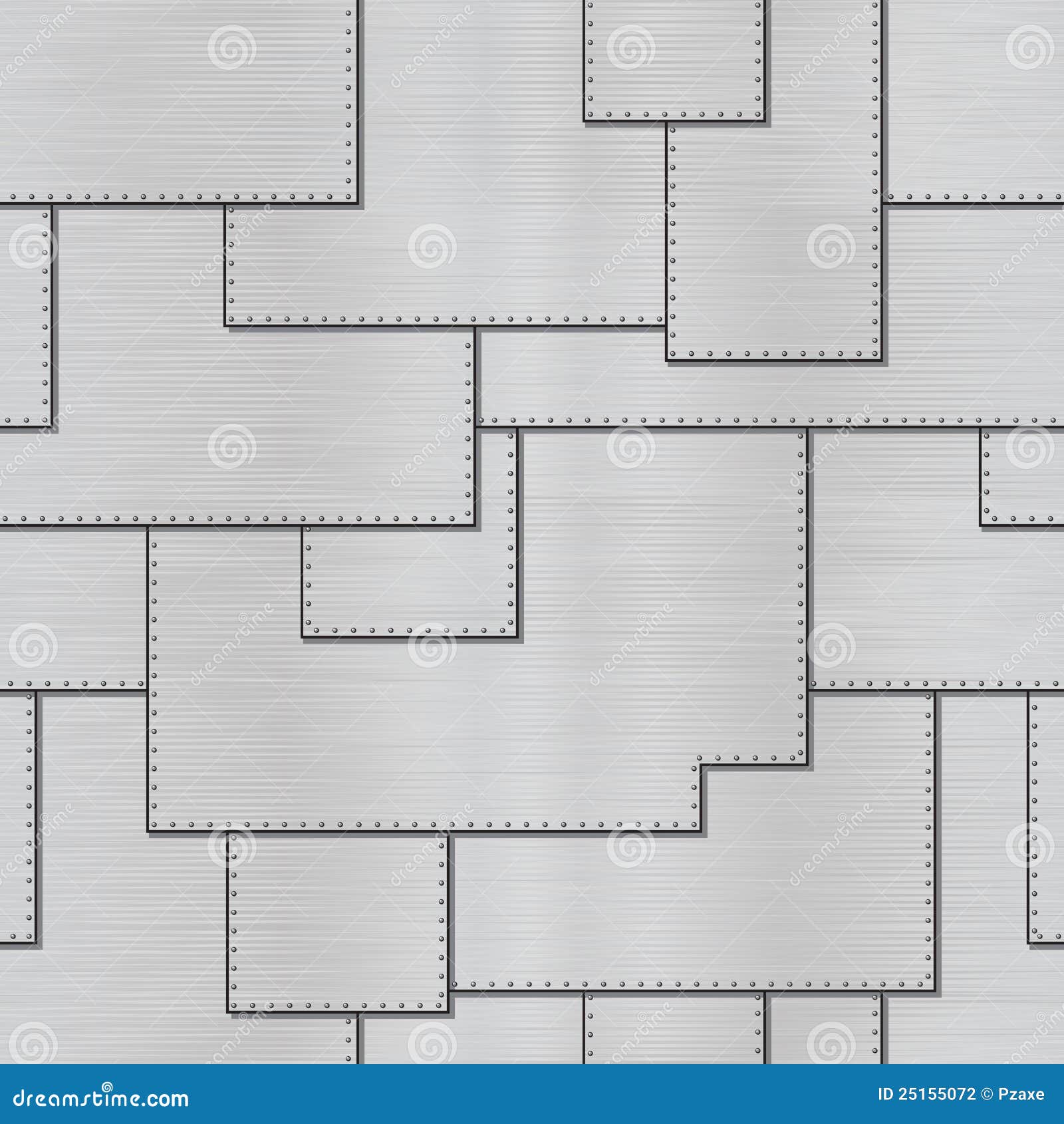 Vector Texture - Steel Sheets With Rivets | CartoonDealer.com #25155072