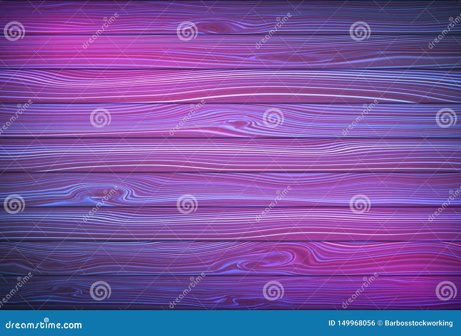 Realistic Vector Wooden Textured Background with Neon Light-and-shade ...