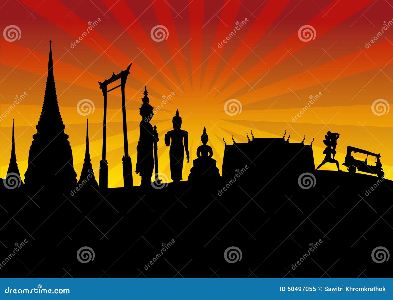 Thailand Sunshine Vector Stock Illustrations – 169 Thailand Sunshine ...