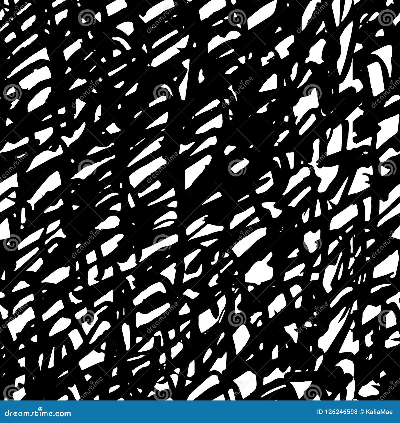 Vector Thick Pen Scribble Seamless Repeat Texture. Monochrome. Use As ...