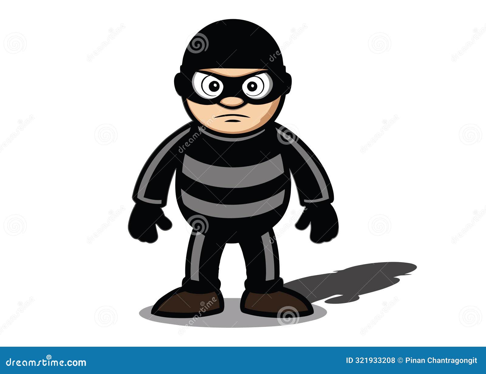 Thief Silhouette and Shadow-009 Stock Vector - Illustration of illegal ...
