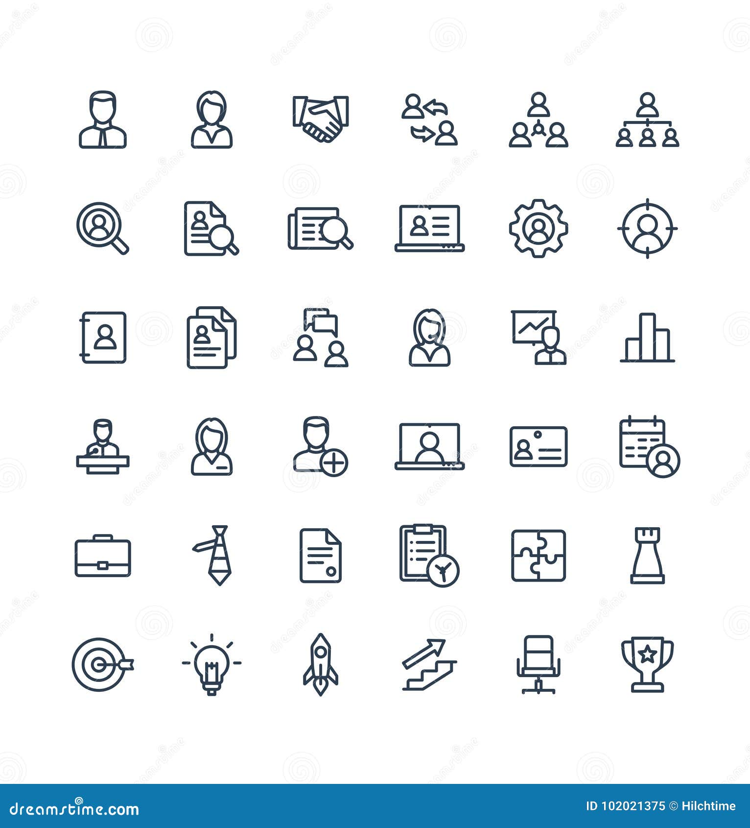 Vector Thin Line Icons Set Business and Management Outline Symbols ... Vector Thin Line Icons Set Business and Management Outline Symbols ...
