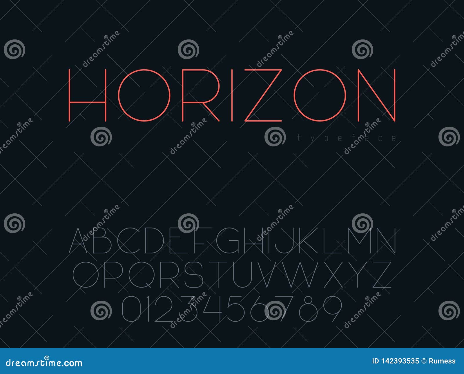 Uppercase Font. Large Letters. Handwritten Font. Vector Illustration ...