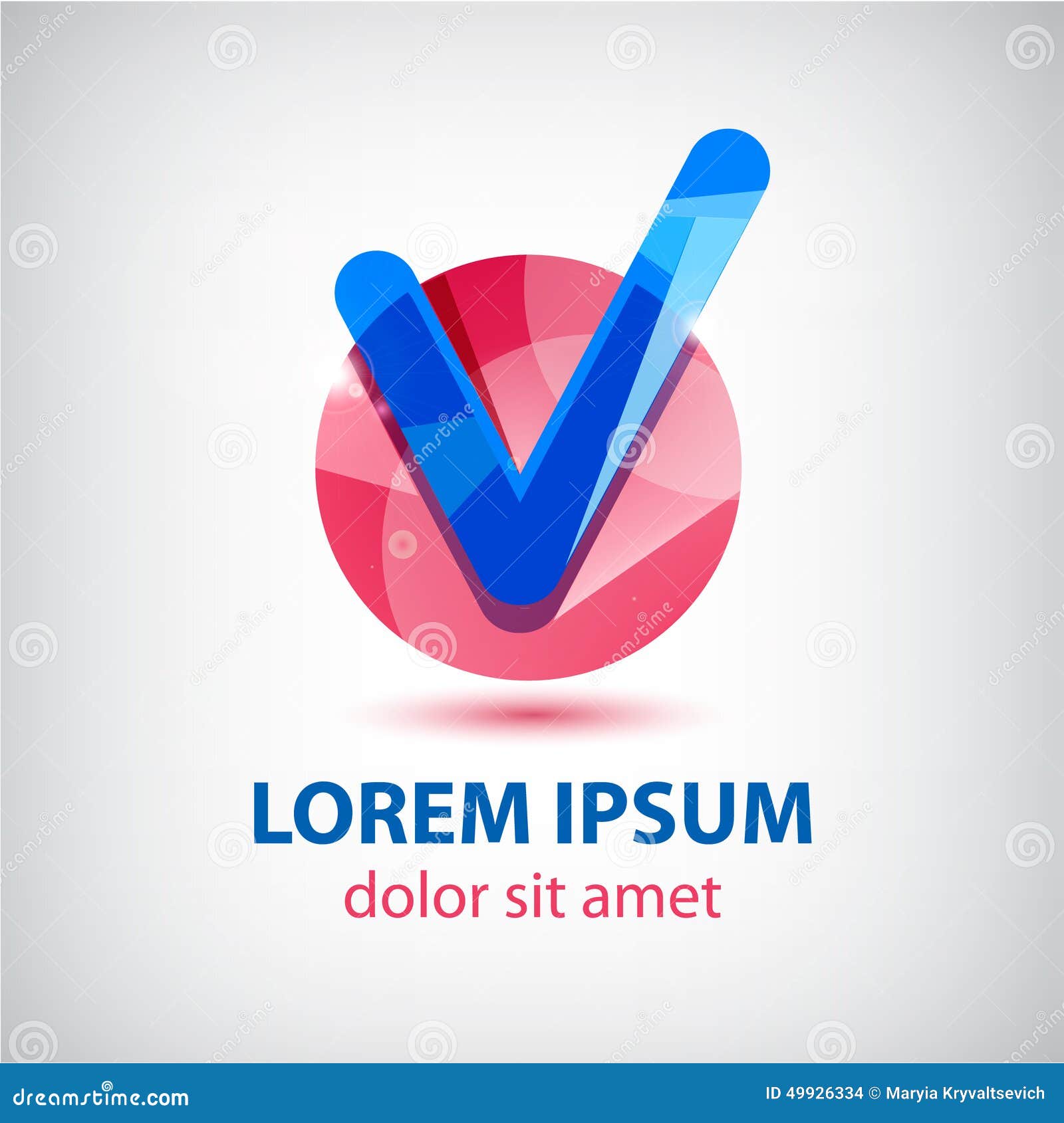 Vector Tick Icon, Logo Isolated Stock Vector - Illustration of modern ...