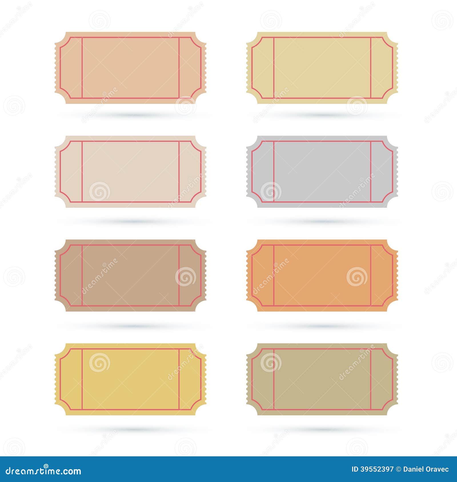 Vector Ticket Tempalte Icon | CartoonDealer.com #139405683