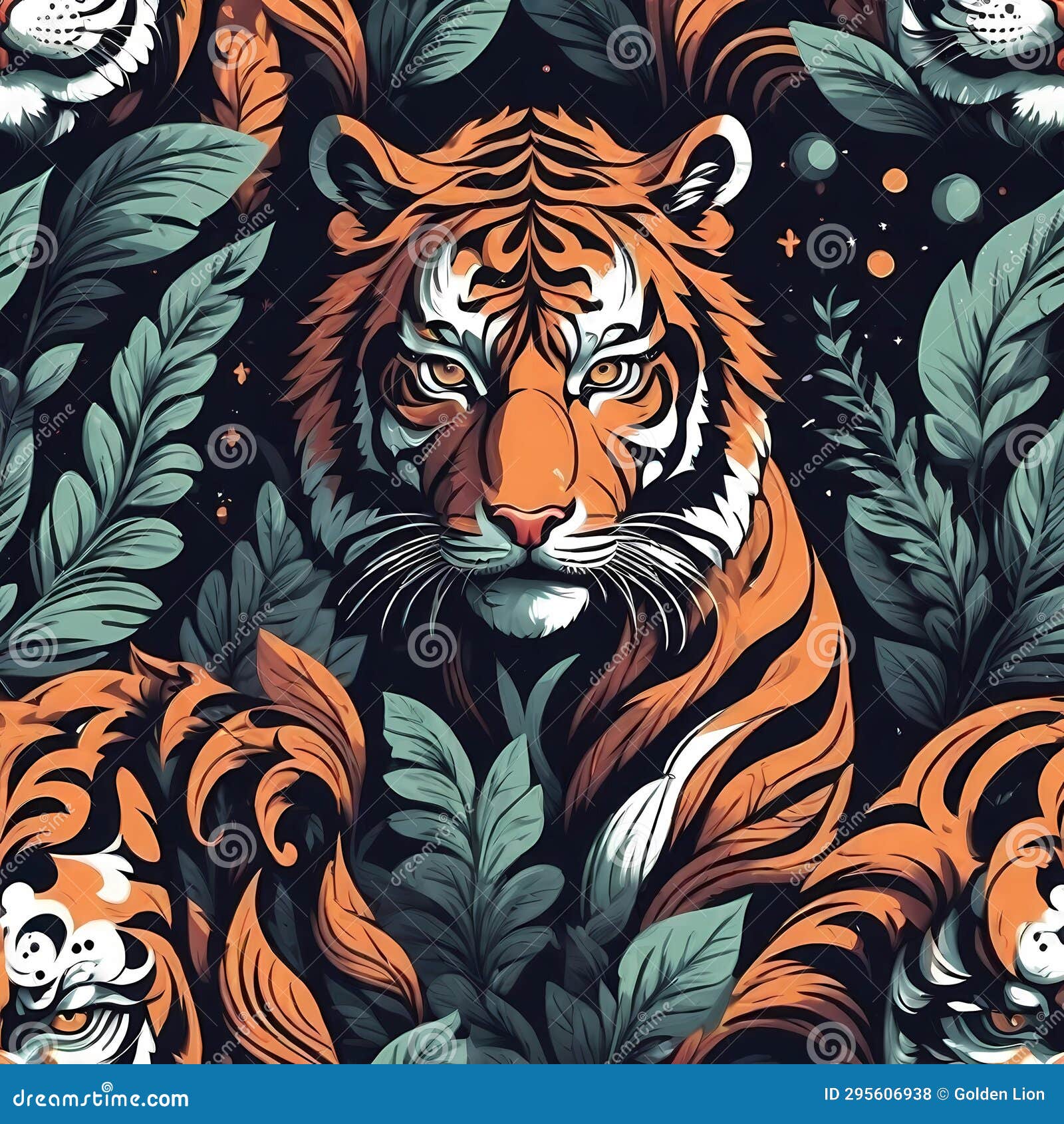 Vector Tiger Illustration. Logo Tiger Stock Illustration - Illustration ...