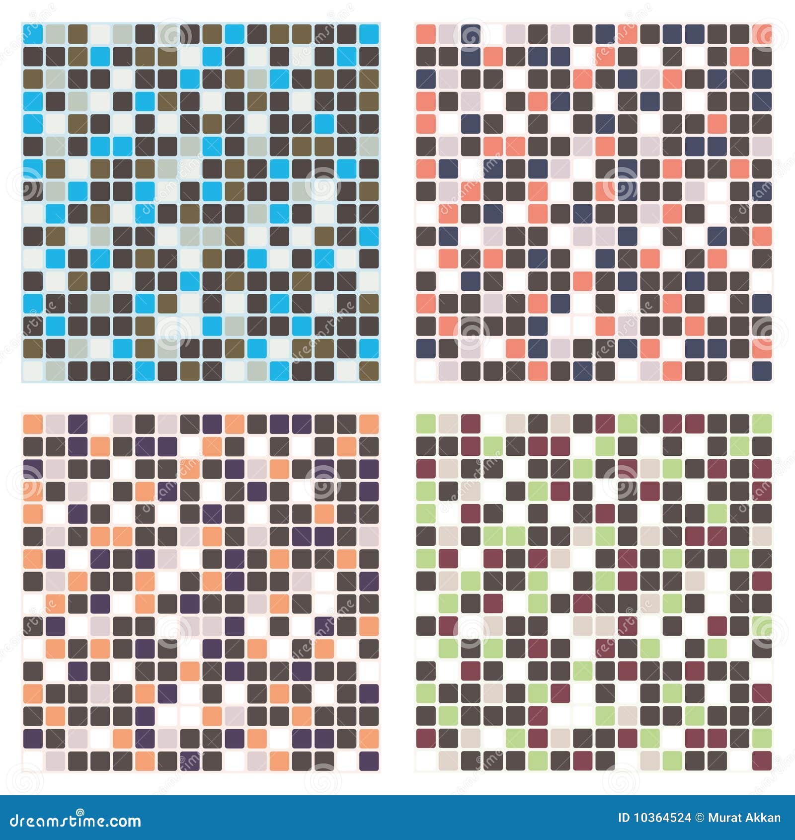 Vector tile stock vector. Illustration of colorful, jumbled - 10364524