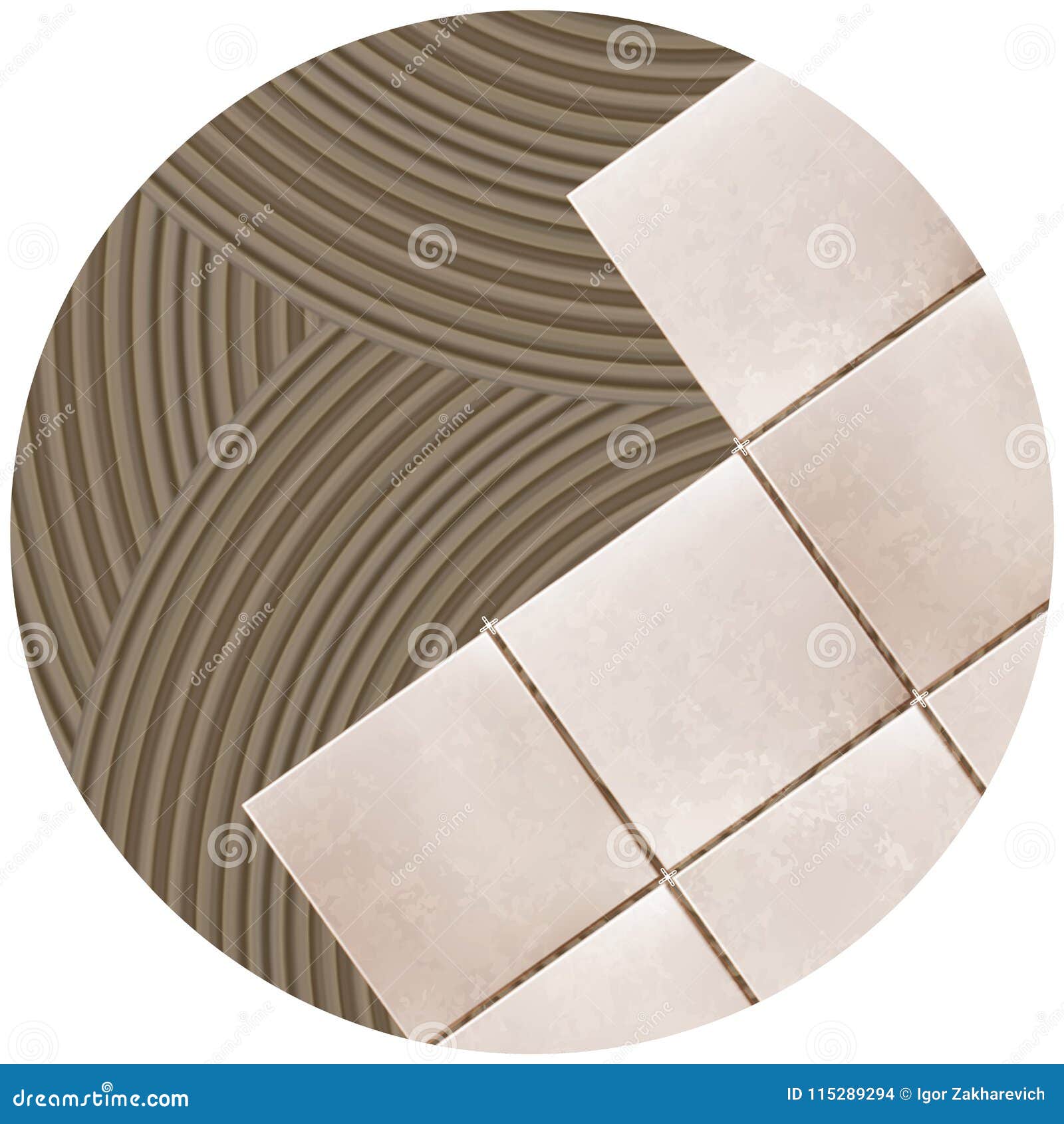 Vector Tile Mosaic Floor, Stone Pattern | CartoonDealer.com #41506030