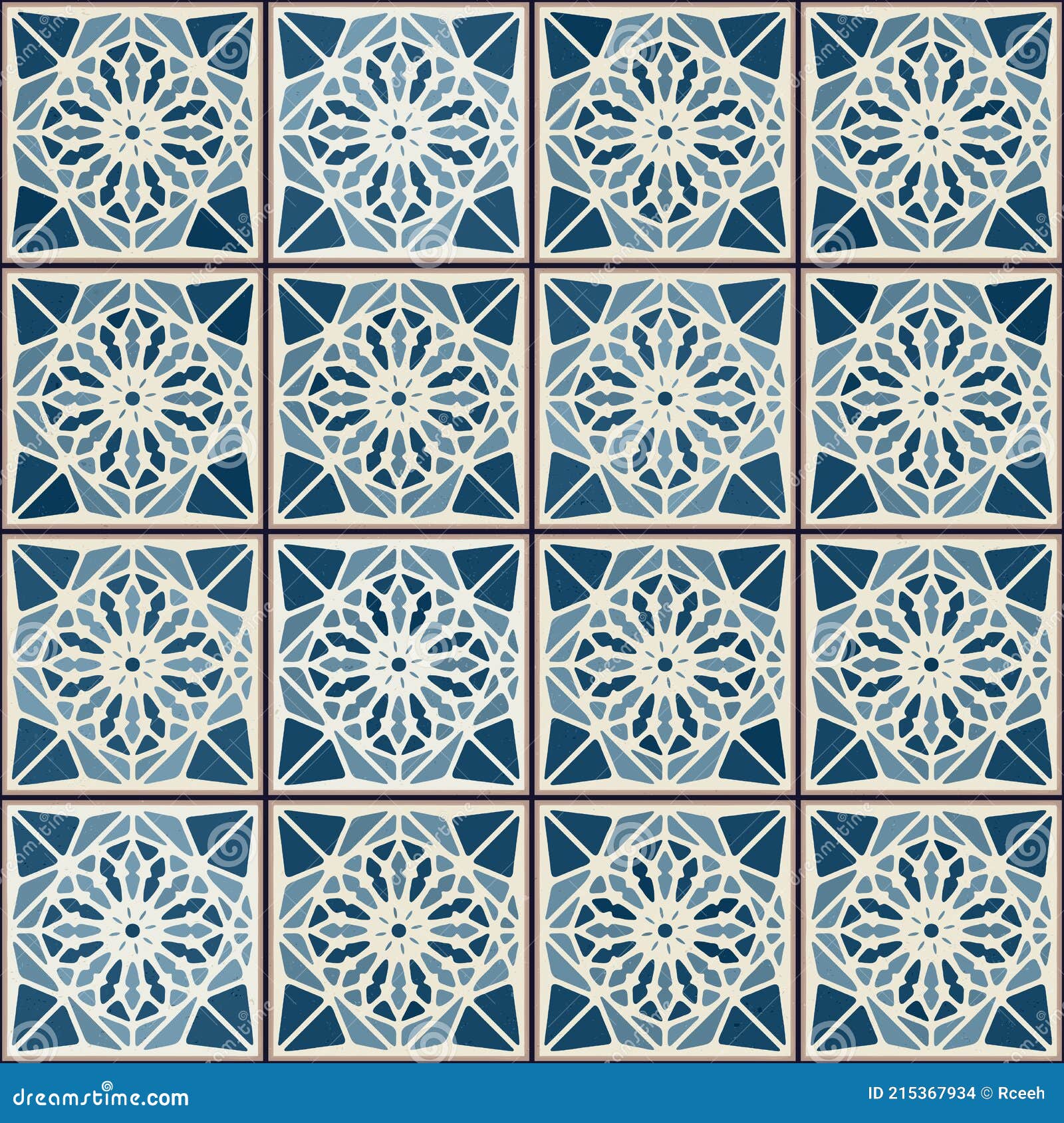 Vector tiles pattern 1 stock vector. Illustration of decorative - 215367934